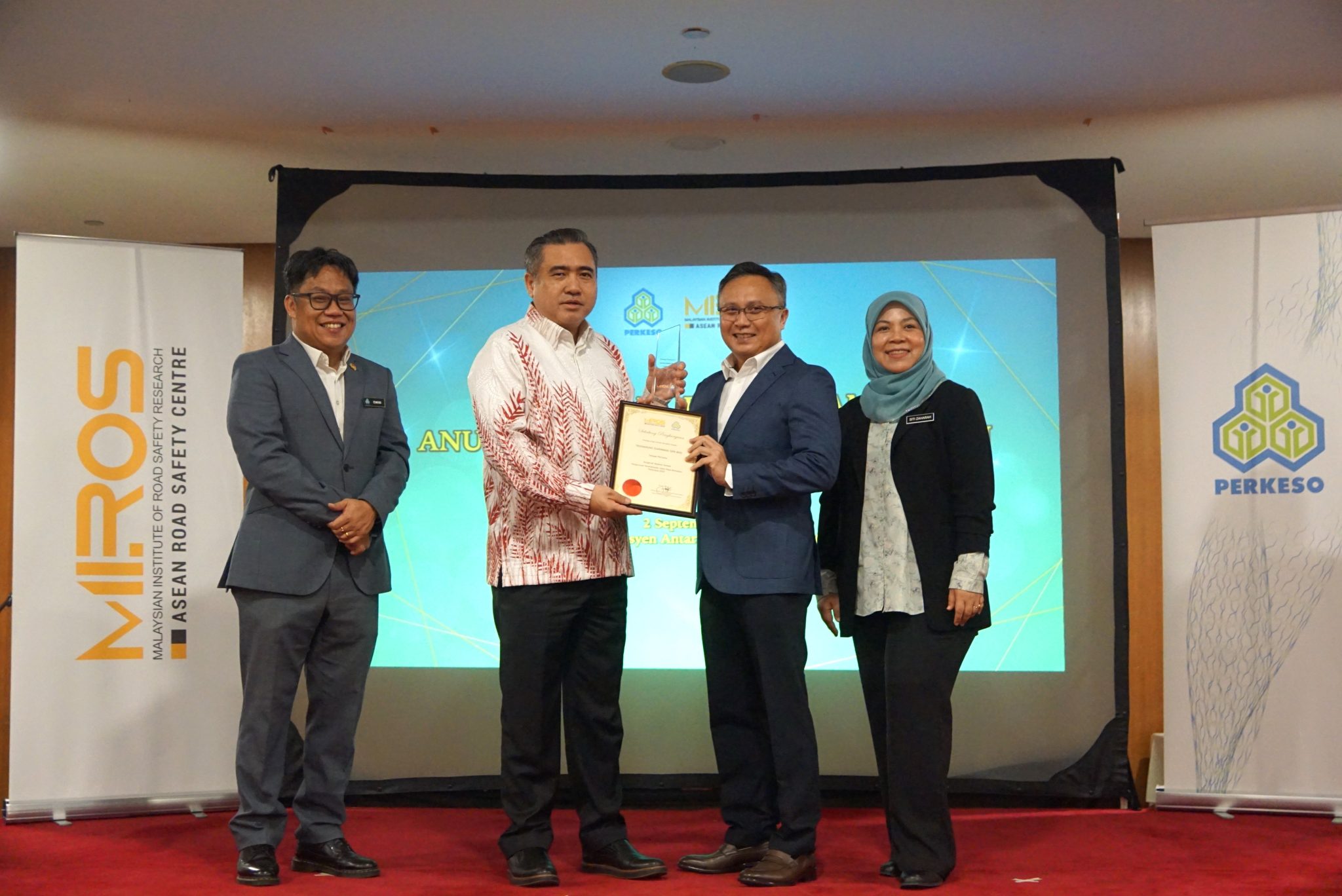 First in Sarawak to Win Two Prestigious Road Safety Awards | Trienekens ...