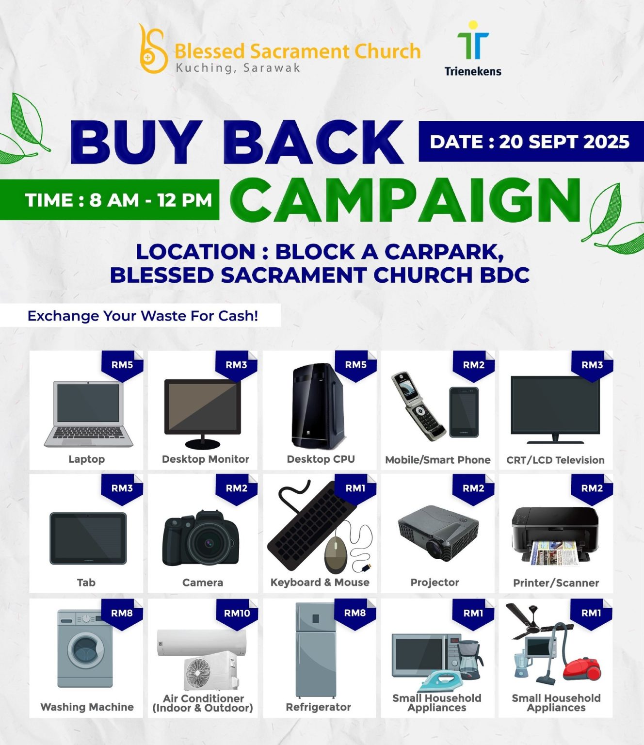 Buy Back Campaign for Electrical and Electronic Waste | Trienekens (Sarawak) Sdn. Bhd.